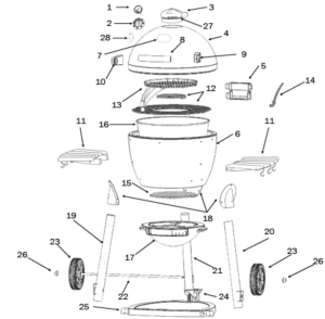 Akorn Kamado Parts - Parts - Char-Griller